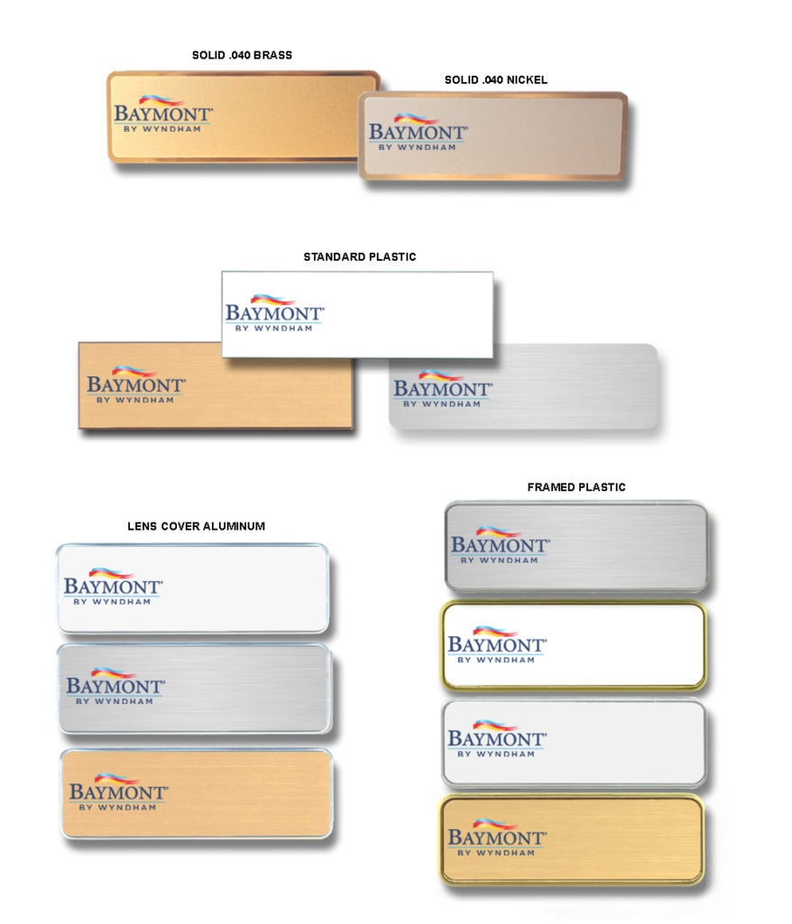 Baymont Inn and Suites Name Tags Badges