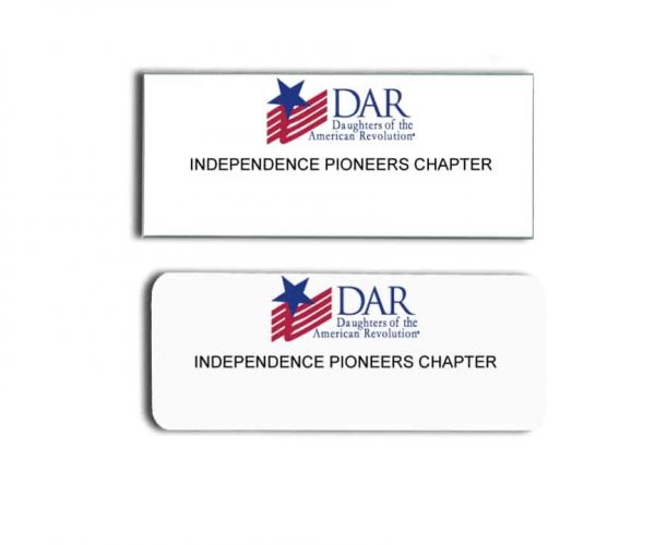 DAR Pioneers chapter | name badges