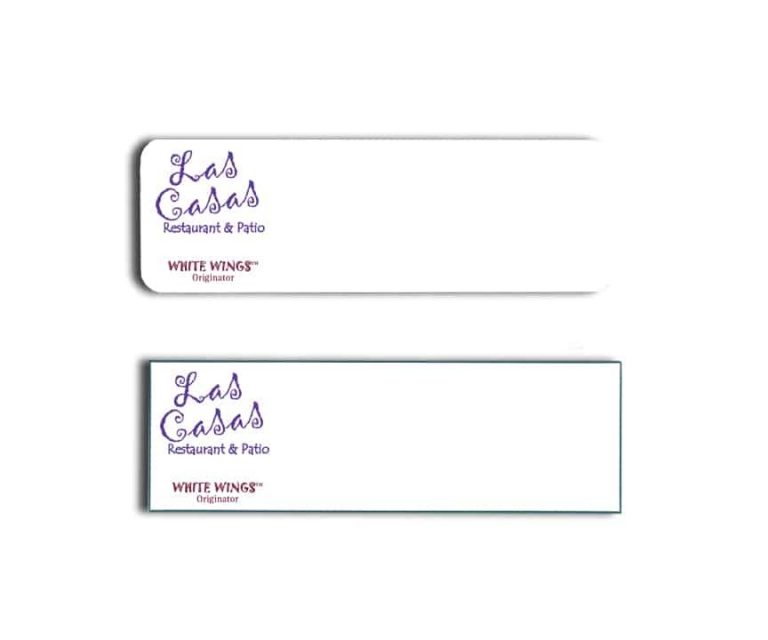 Las Casas Restaurant Name Tags and Name Badges