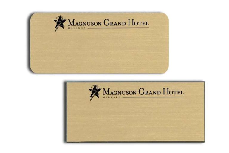 Magnuson Grand Hotel Name Tags and Name Badges