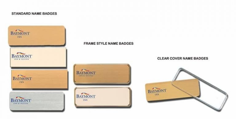 Baymont Inn and Suites Name Tags Badges
