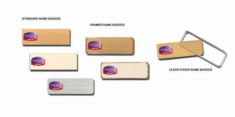 Springhill Suites Name Tags & Badges